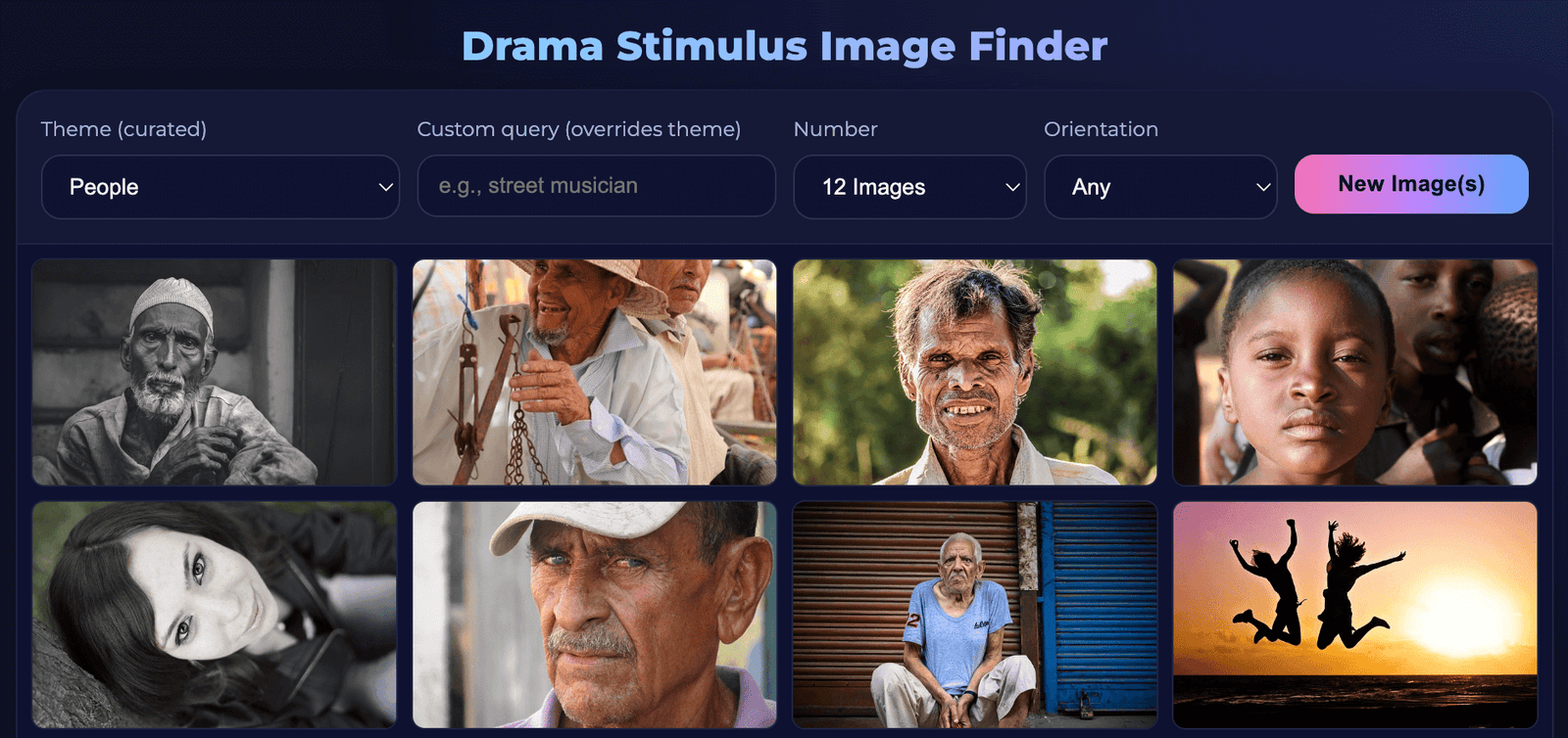 Stimulus Image Finder For Drama: 5M+ Awesome Images!